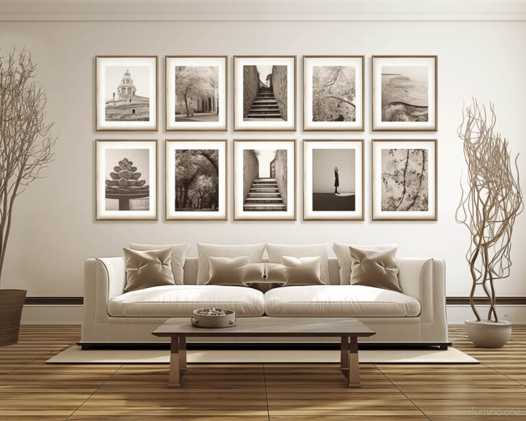 How Do You Make A Gallery Wall Look Expensive? - LuminoOneArt