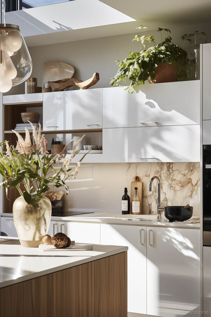 21 Decor Ideas for Top of Kitchen Cabinets & Stylish Surrounds