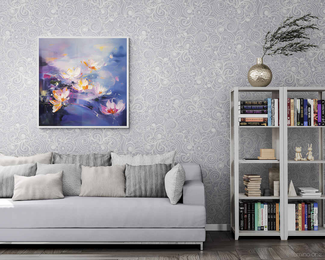 Should Art Be Centered on Wall or Couch? - LuminoOneArt